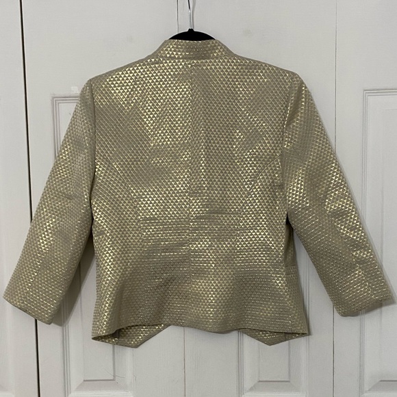 Ganni | Jackets & Coats | Nwt Ganni Anthropologie Metallic Brocade Open ...